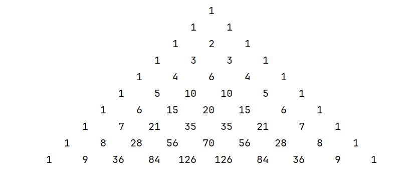 Print Pascal Triangle in Java